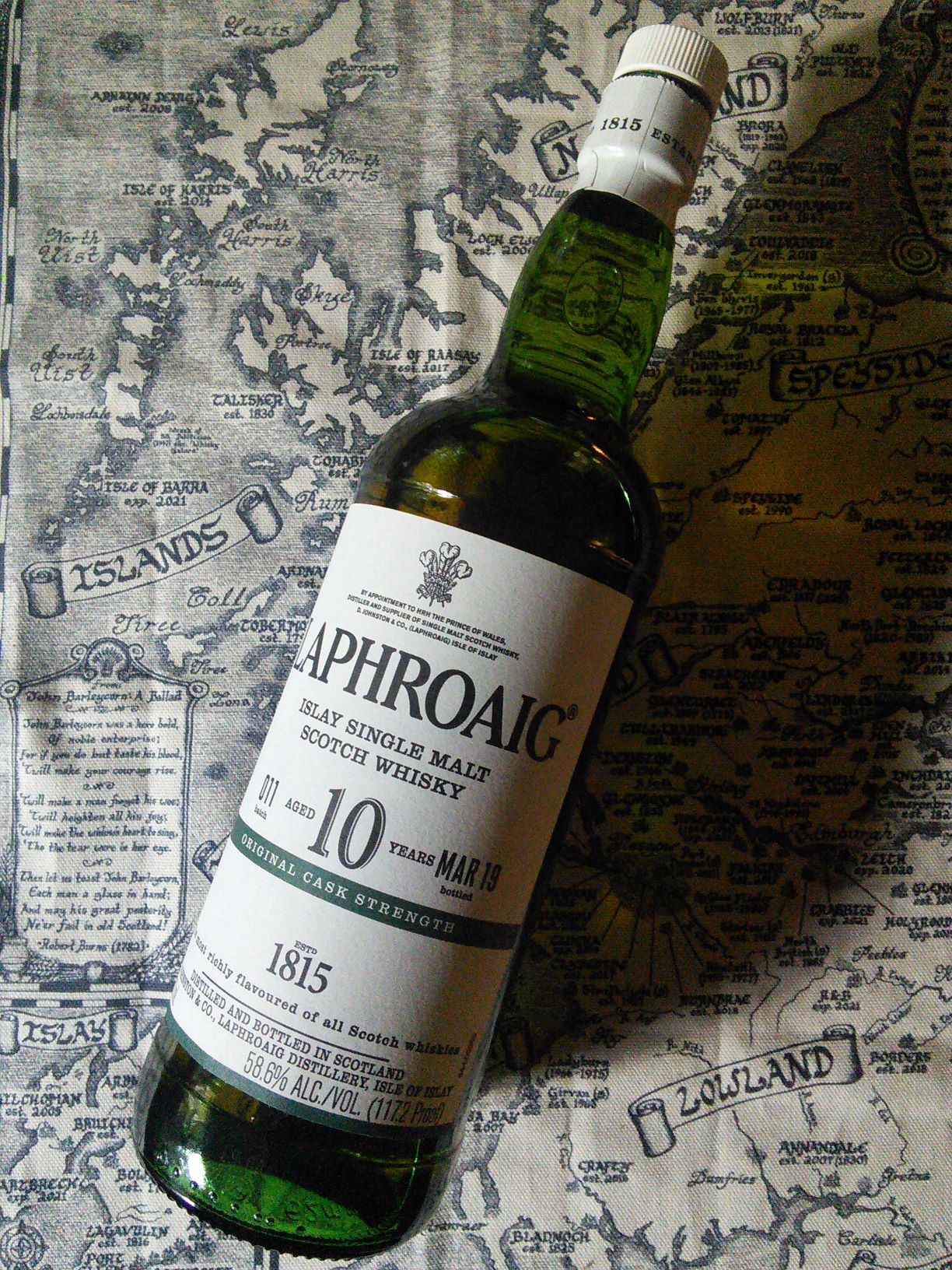Laphroaig 10 Year Cask Strength Batch 011 – Malt Runners