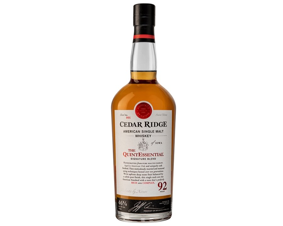 Cedar Ridge “The QuintEssential” American Single Malt – Malt Runners